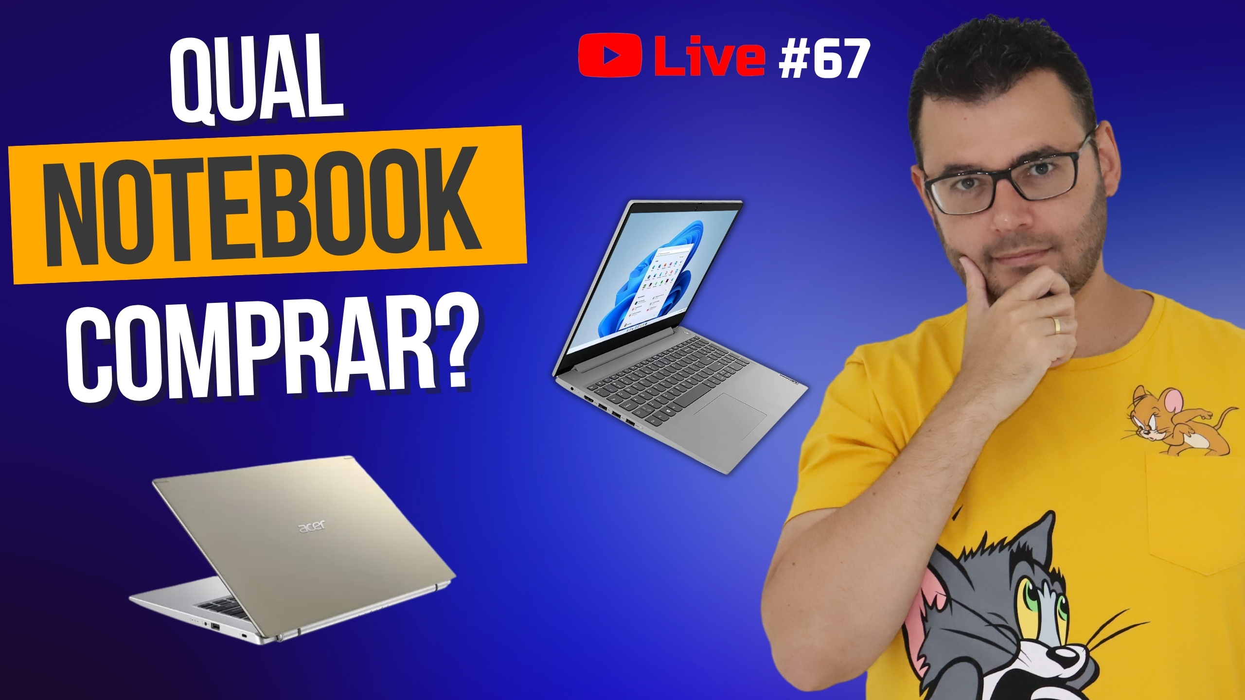 Qual notebook comprar em 2022 - Live #67 - Especialista em TI